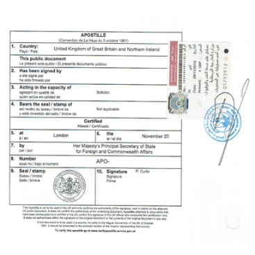 Qatar Attestation – Personal Documents - Embassy Legalisation